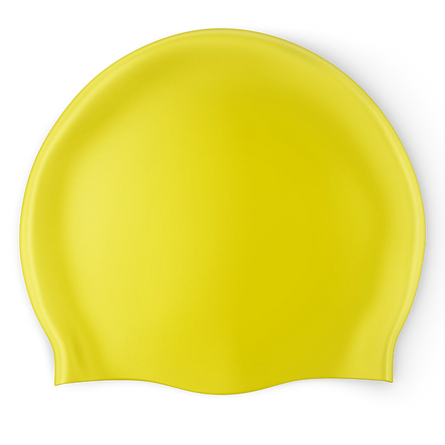 Silicone Swim Cap - Yellow – Goodbuddy Sports