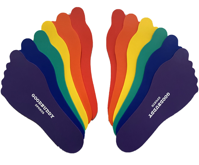 Rubber Coloured Feet/Set x 6 – Goodbuddy Sports